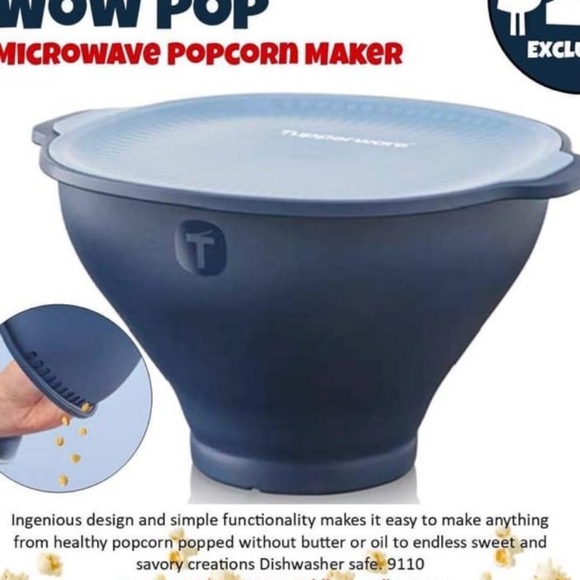 Tupperware | Kitchen | Tupperware Wow Pop Microwave Popcorn Maker ...